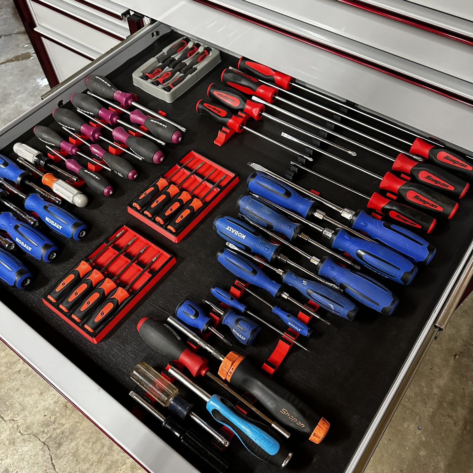 Magnetic Base Screwdriver Rail Sets - KB Tools
